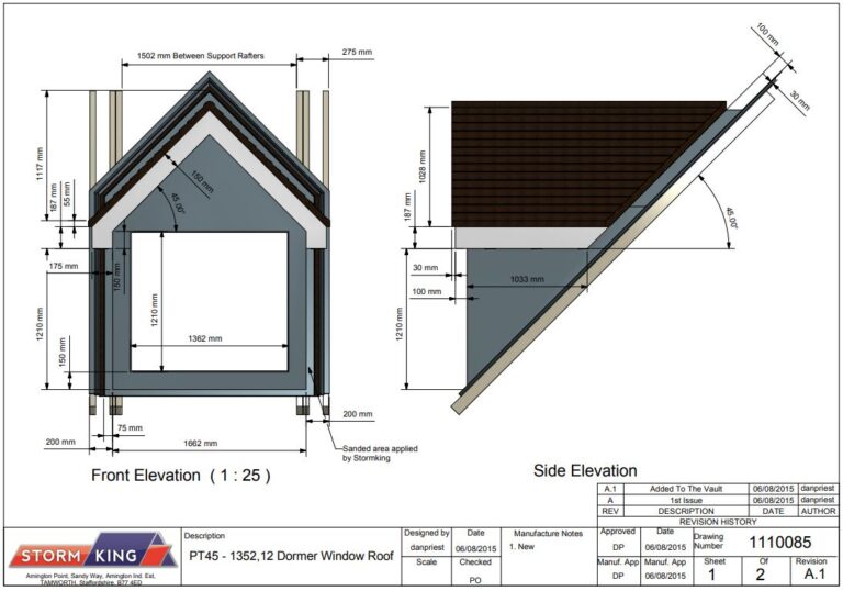 Full GRP Apex Roof Dormers - Stormking