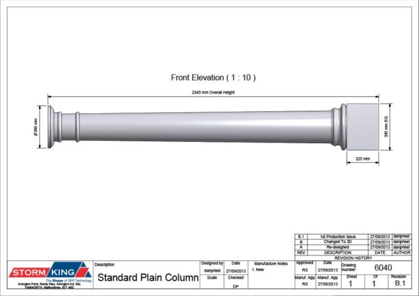 GRP Porticos and Pilasters - Stormking