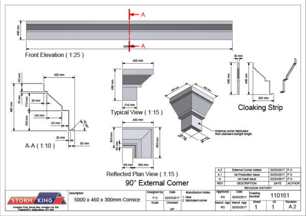 GRP Cornice - Stormking