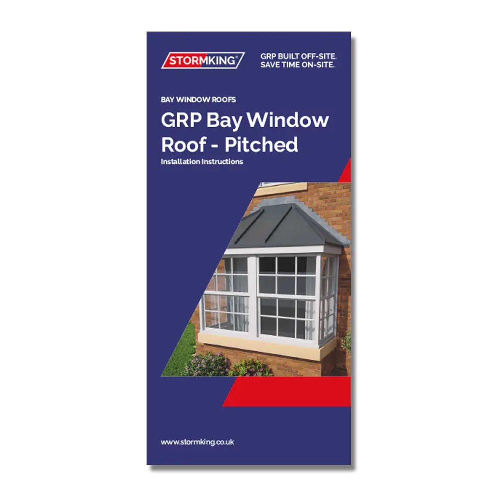 GRP Pitched Bay Window Roof - Stormking