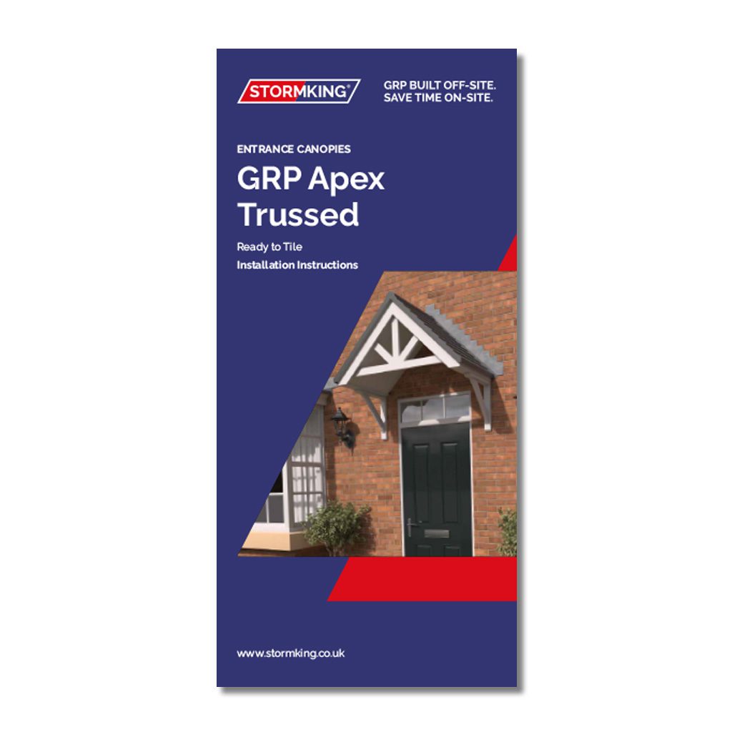 GRP Apex Door Canopy - Stormking