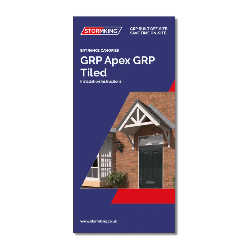 GRP Apex Door Canopy - Stormking