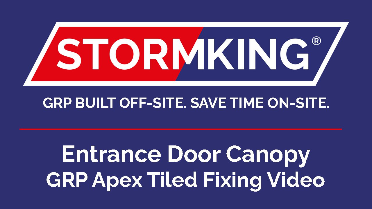 GRP Apex Door Canopy - Stormking