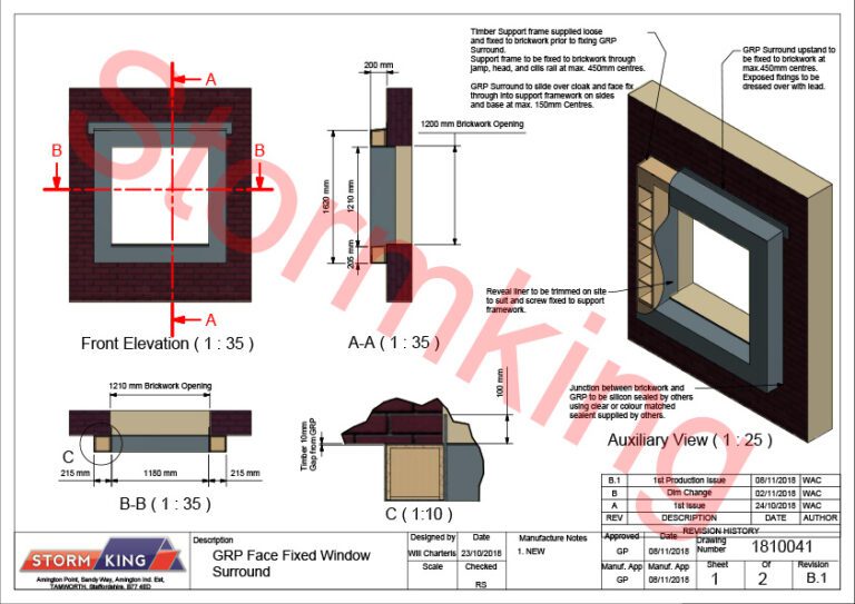 GRP Window Surrounds - Stormking