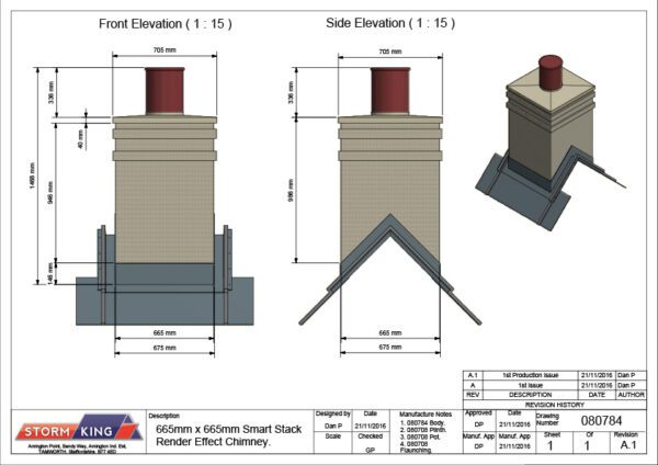 GRP Render Effect Chimney - Stormking